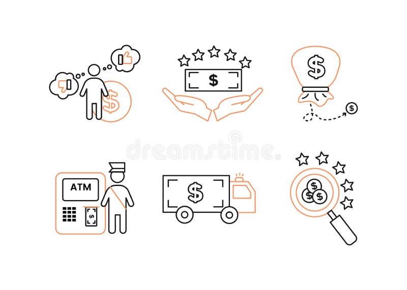 Cash Collection Logo. Collection Logo. Vector Illustration. Stock ...