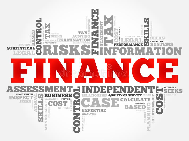 FINANCE word cloud stock illustration. Illustration of conceptual ...