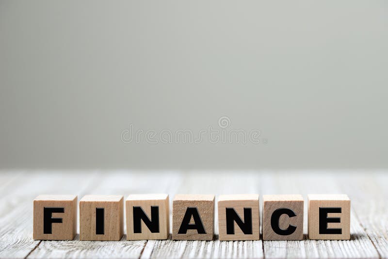 Finance word concept stock image. Image of business - 161731407