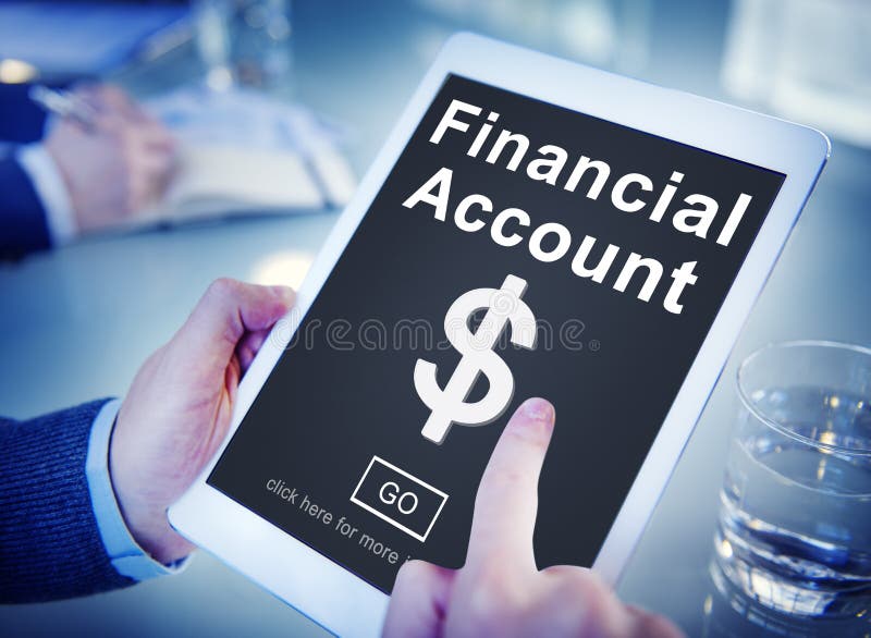 Financial Account Dollar Sign Go Concept Stock Photo - Image of ...