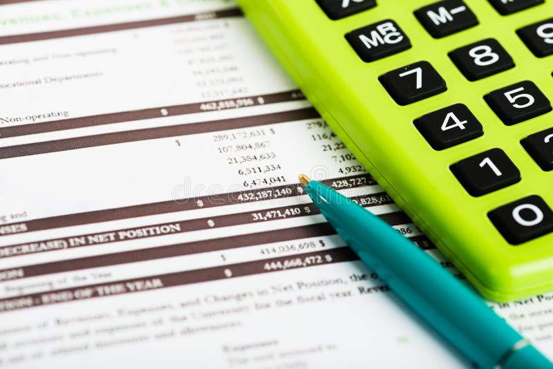 Financial accounting stock photo. Image of budget, earnings - 53174020