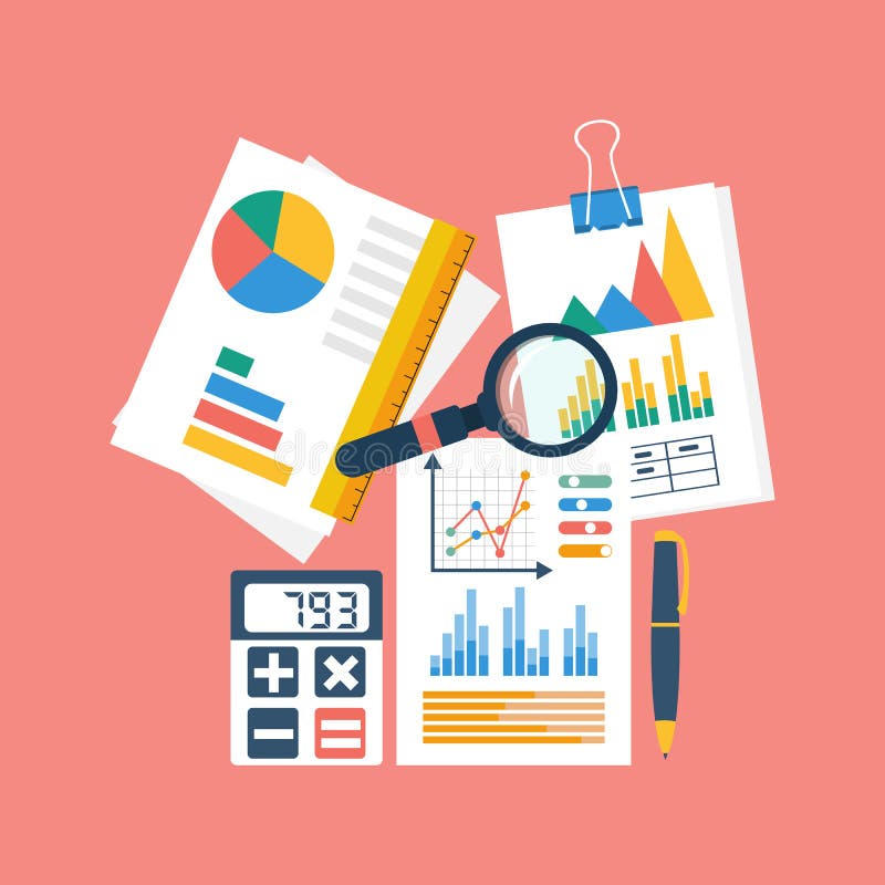 Accounting Concept. Organization Process. Stock Vector - Illustration ...