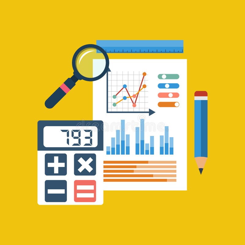 Accounting Concept. Organization Process. Stock Vector - Illustration ...