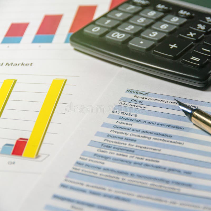 Financial Accounting Report. Sales Graphs Analysis Business Plan Stock ...