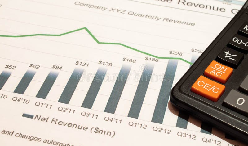 Financial Accounting Stock Market Graphs Analysis Stock Photo - Image ...