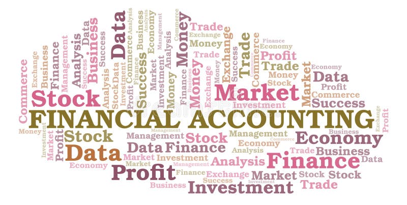 Financial Accounting Word Cloud. Stock Illustration - Illustration of ...