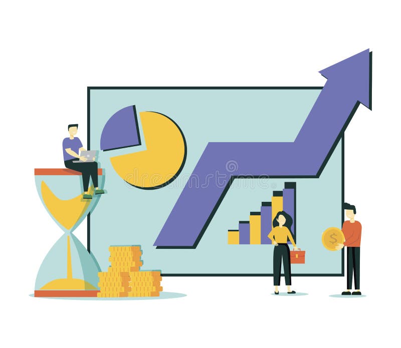 Financial Administration Concept with Characters. Can Use for Web ...