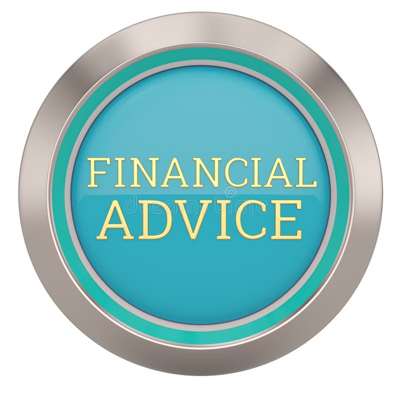 Financial Advice Icon Isolated on White Background 3D Illustration ...