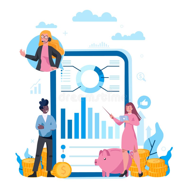 Financial Advisor Stock Illustrations – 4,536 Financial Advisor Stock ...