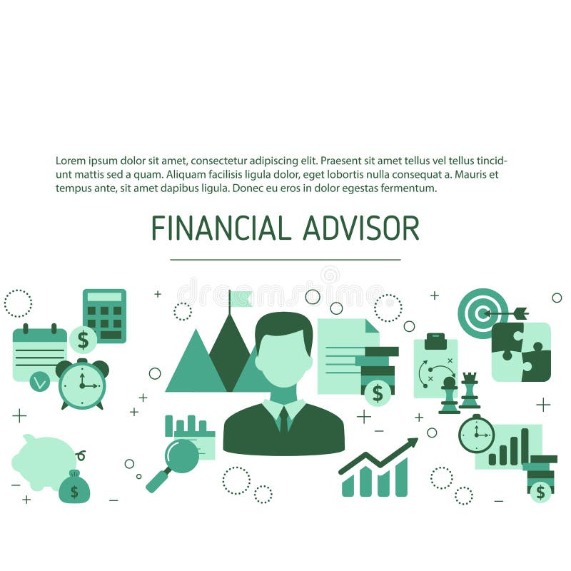Financial Advisor Vector Concept Stock Vector - Illustration of advisor ...
