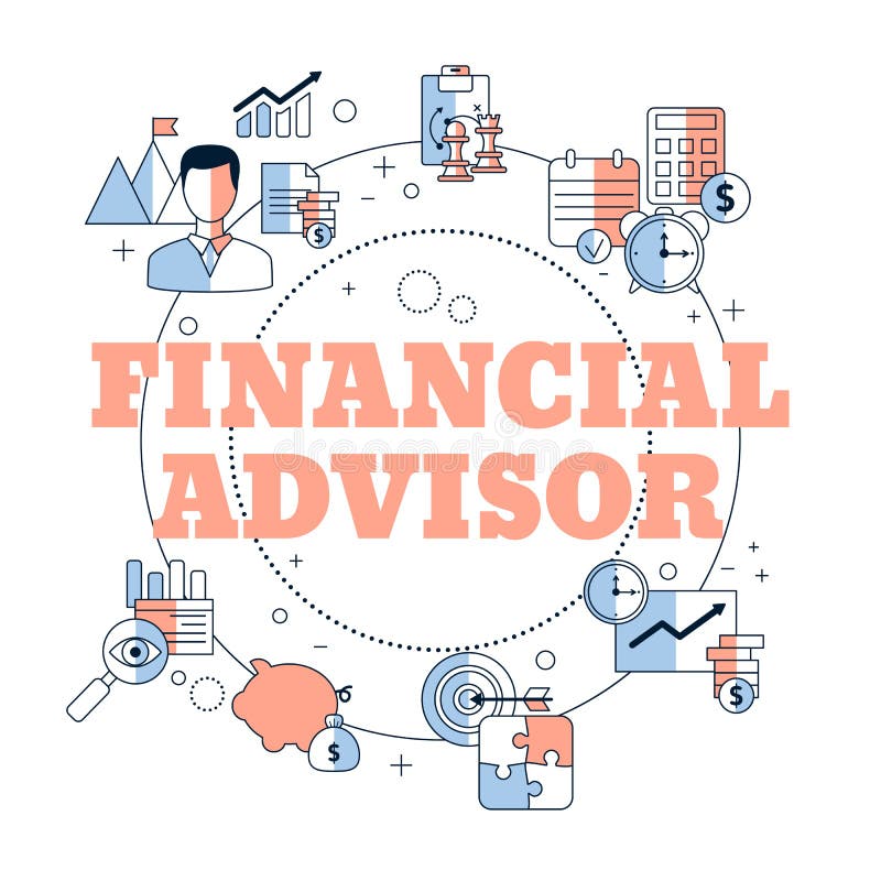 Financial Advisor Vector Concept Stock Vector - Illustration of advice ...