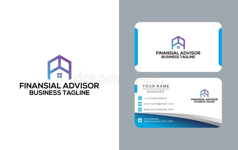 Financial Advisors Logo editorial photography. Illustration of ...