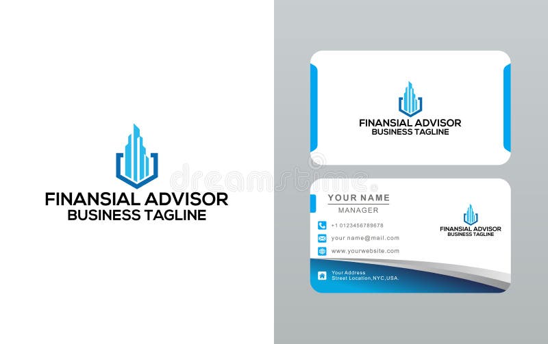 Financial Advisors Logo editorial image. Illustration of data - 175658695