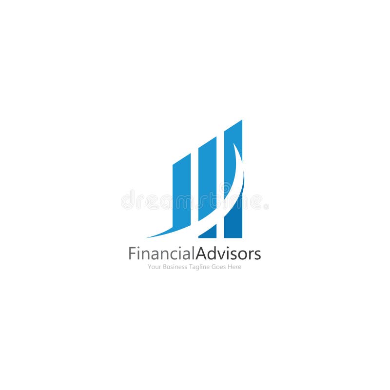 Financial Advisors Logo Design Template Vector Icon. Stock Vector ...