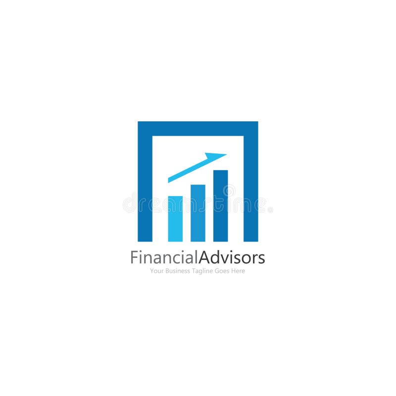 Financial Advisors Logo Design Template Vector Icon. Stock Vector ...