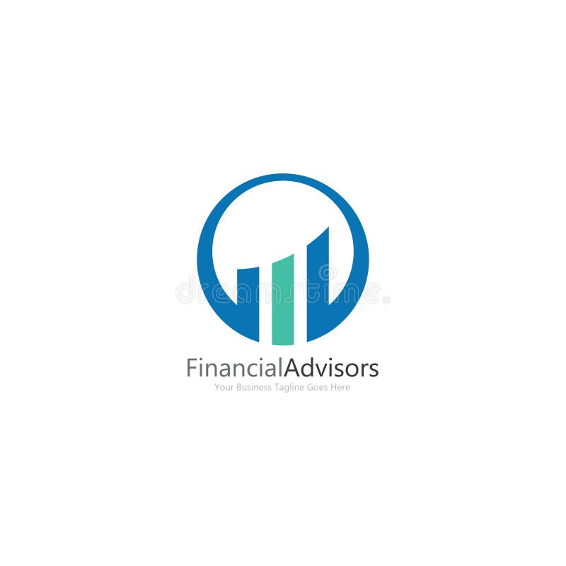 Financial Advisors Logo Design Template Vector Icon Stock Vector ...