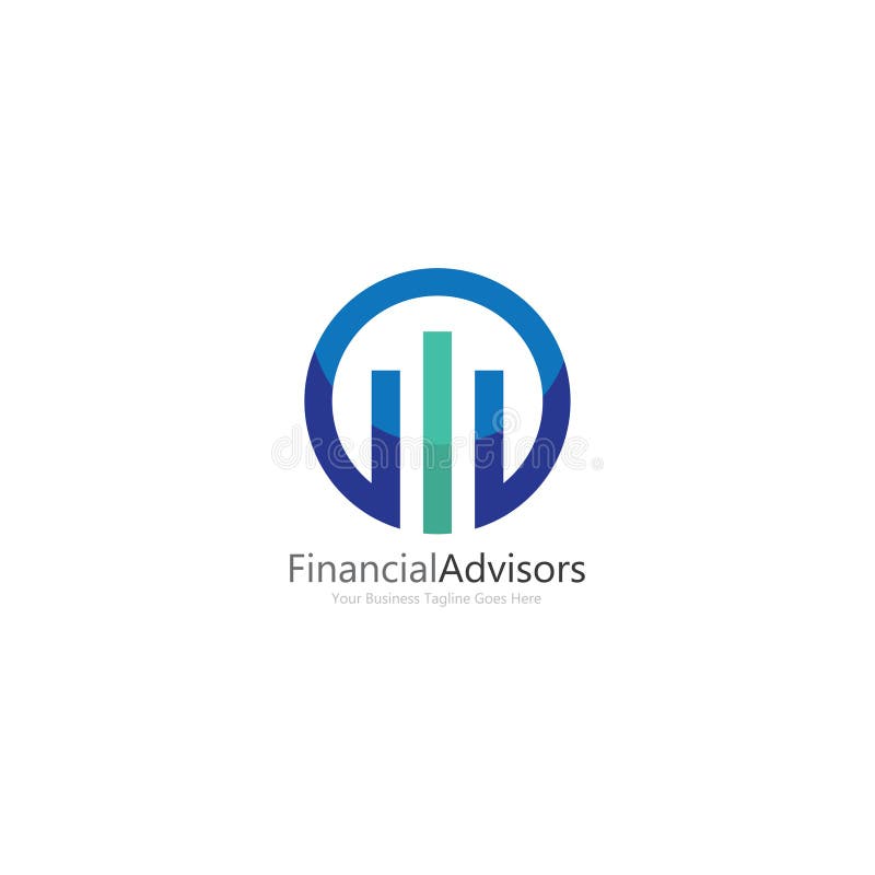 Financial Advisors Logo Design Template Vector Icon. Stock Vector ...