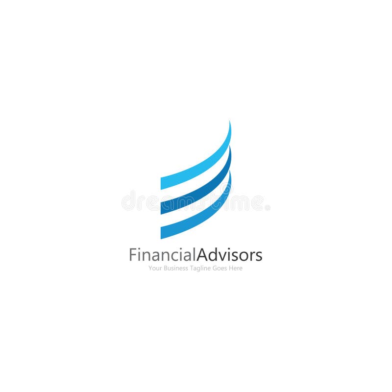 Financial Advisors Logo Design Template Vector Icon. Stock Vector ...