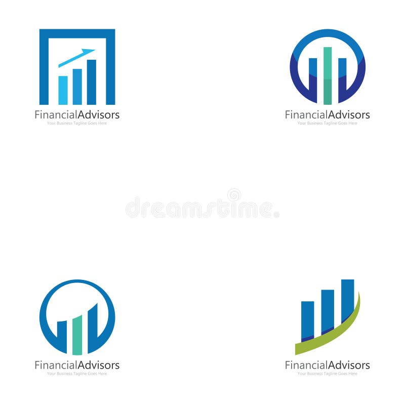 Financial Advisors Logo Design Template Vector Icon. Stock Vector ...