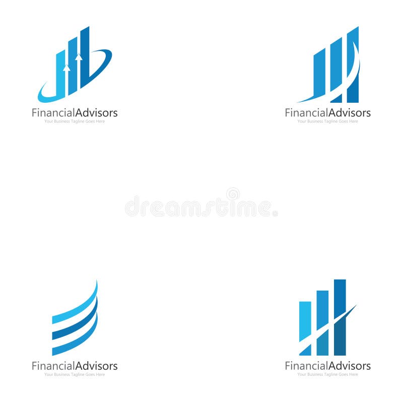 Financial Advisors Logo Design Template Vector Icon. Stock Illustration ...
