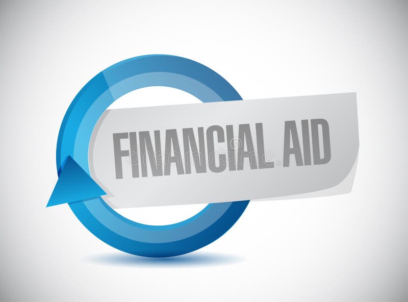 Financial Aid Cycle Sign Concept Stock Illustration - Illustration of ...