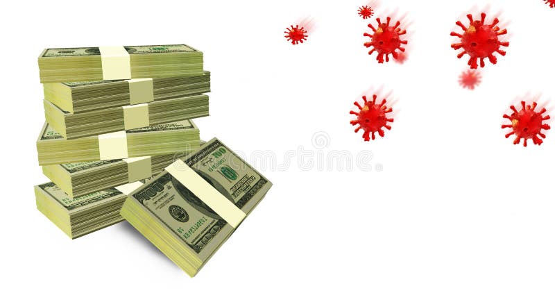 Financial Aid Support Help for Covid-19 Coronavirus Therapy - 3d ...