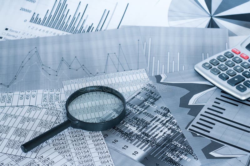 Financial analysis stock image. Image of economy, graph - 16638515