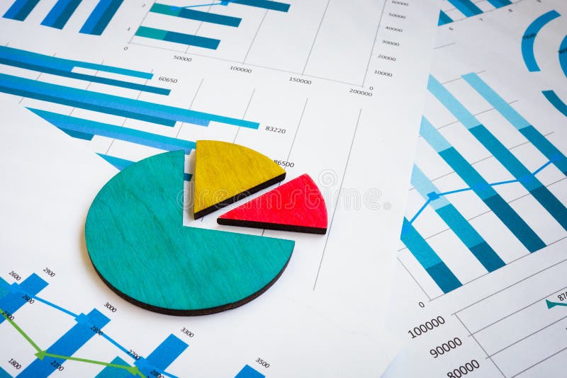 The Financial Analysis with Business Charts and Graphs. Stock Image ...