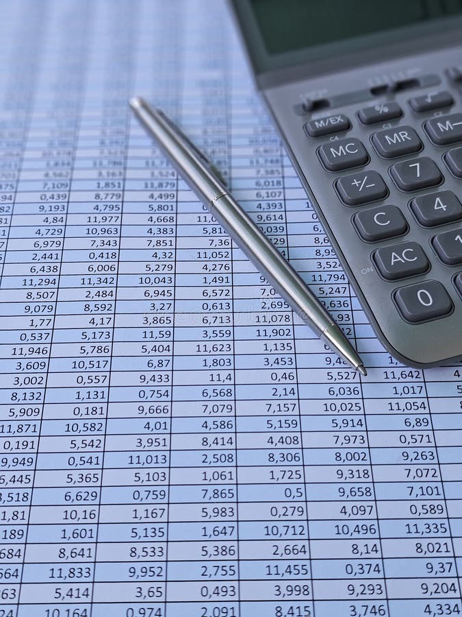 Financial Analysis with Calculator on Spreadsheets during Work Hours ...