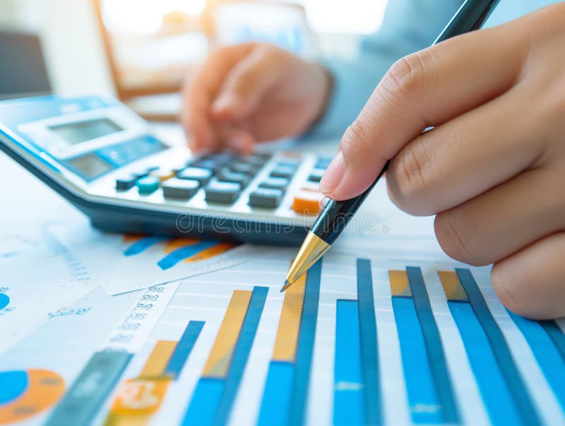 Financial Analysis Close-up Stock Image - Image of desk, accounting ...