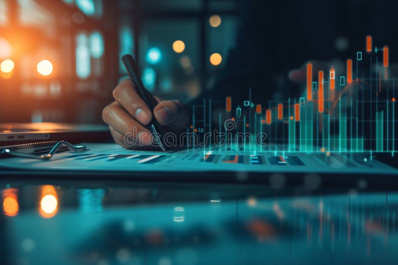 Data-Driven Financial Analysis Business Intelligence Meets Digital Marketing Expertise Stock ...