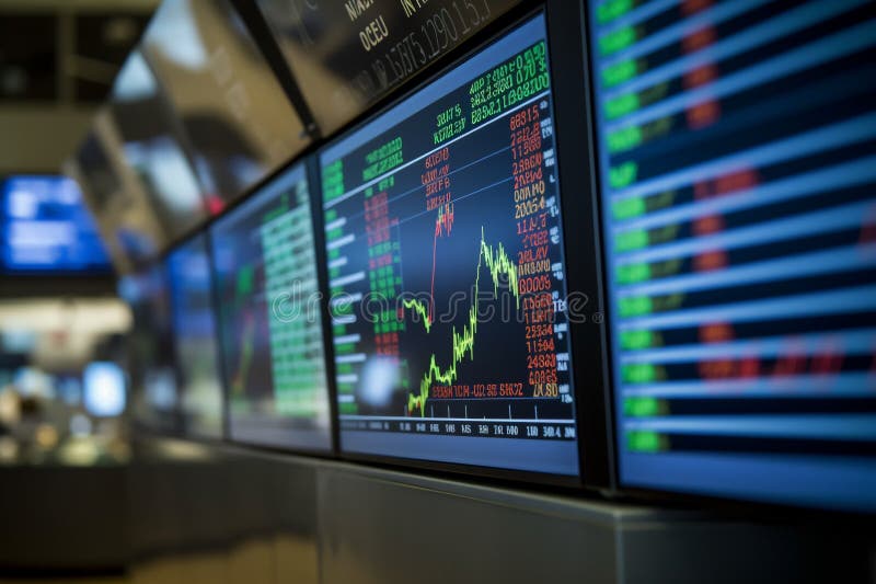 Financial Analysis Graph Chart Stock Exchange Bitcoin Cryptocurrency ...