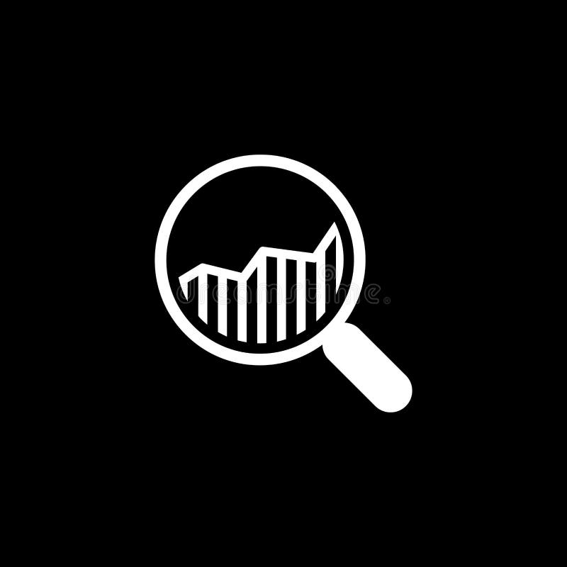 Financial Analysis Icon. Business Concept Stock Illustration ...