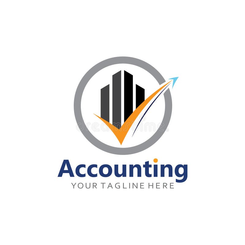 Financial Analysis Logo with Chart, Pie Graph and Arrow Stock Vector ...