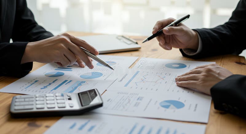 Financial Analysis Meeting Boosting Business Strategy with Data, Charts ...