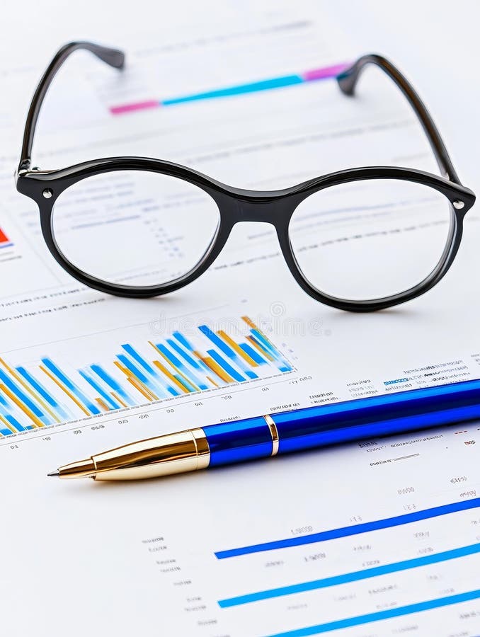 Financial Analysis Report Concept Business Finance Planning Progress ...