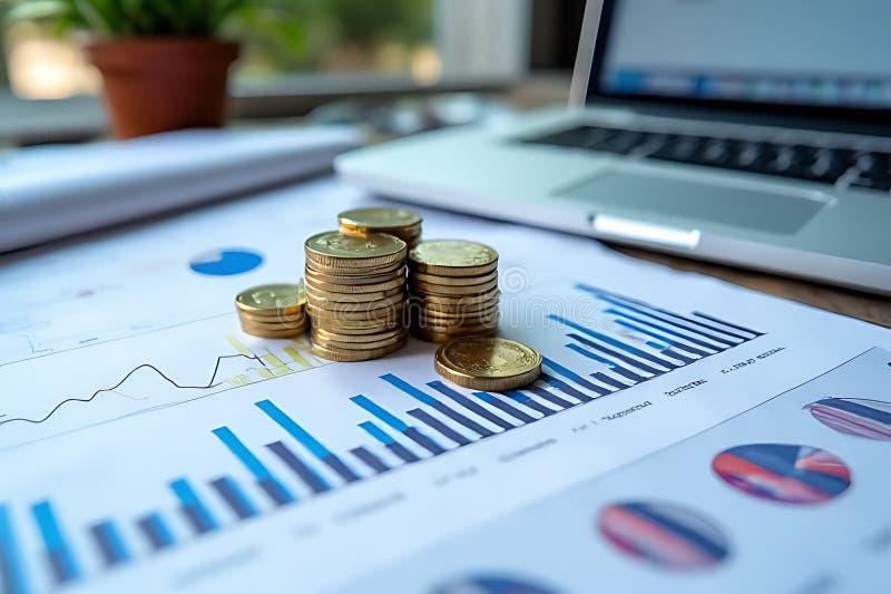 Financial Analysis Report Office Workspace Infographic Data ...