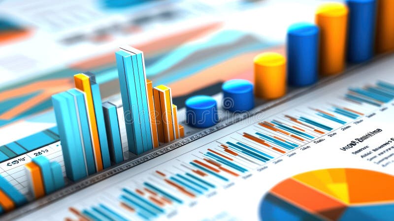 Financial Analysis and Strategy Implementation Stock Illustration ...