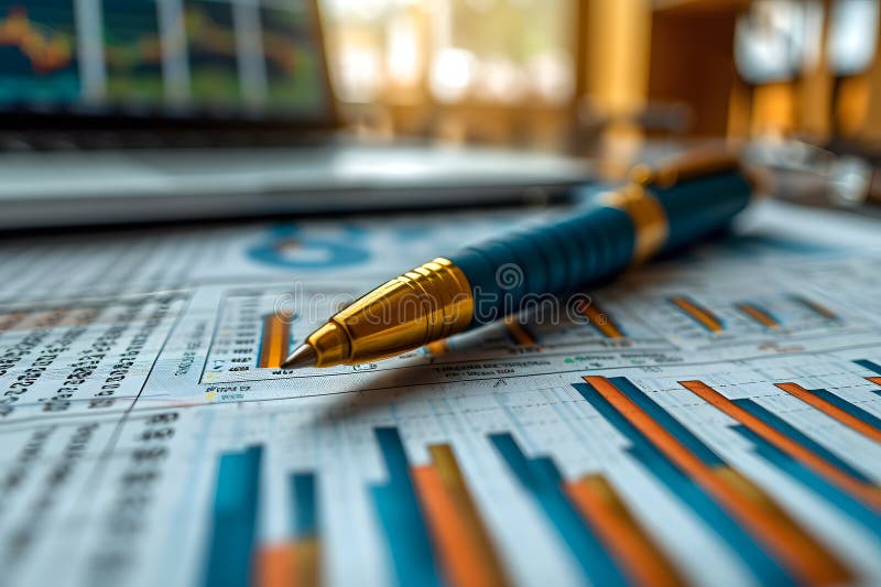 Financial Analyst Concept, Financial Statistics, Charts, and Data ...