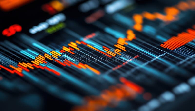 Financial Analysts Analyze Business Financial Reports on a Digital ...