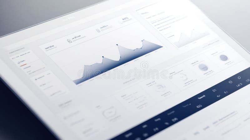Financial Analytics Dashboard with Rising Business Graph and Modern ...