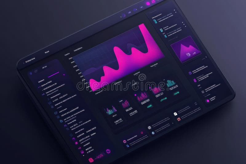 Financial Analytics Dashboard Showcasing a Rising Business Graph with ...