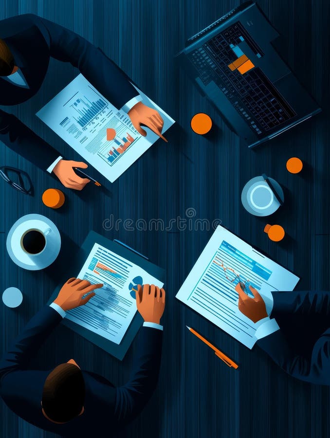 Financial Analytics Sales Strategy Session a Team of Professionals ...