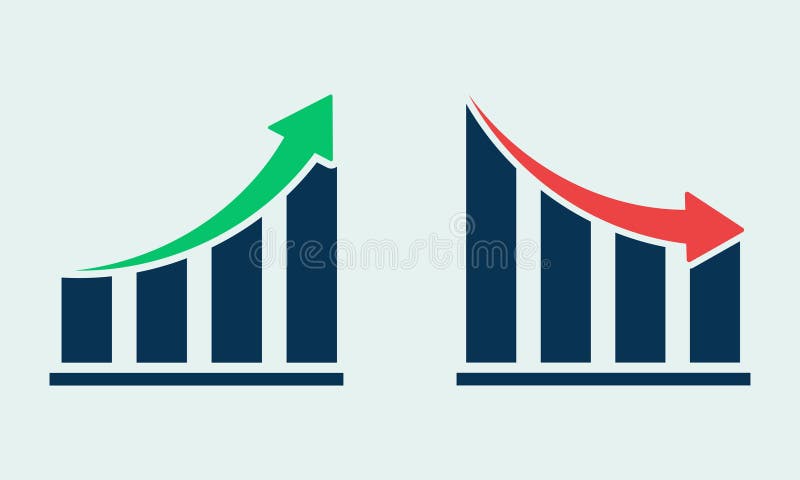 Up Down Finance Chart Arrows Stock Illustrations – 676 Up Down Finance Chart Arrows Stock ...