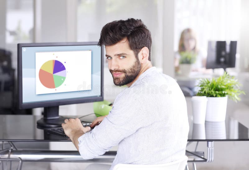 Financial Assistant at Work Stock Photo - Image of sales, bank: 61419168