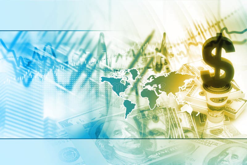 Financial background stock illustration. Illustration of abstract ...
