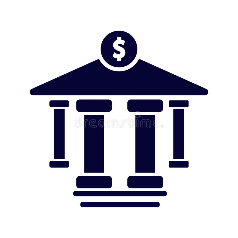 Financial bank icon vector stock vector. Illustration of plastic ...
