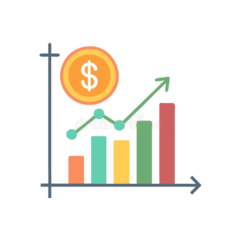 Financial Benchmarking Icon for Assessment Stock Vector - Illustration ...