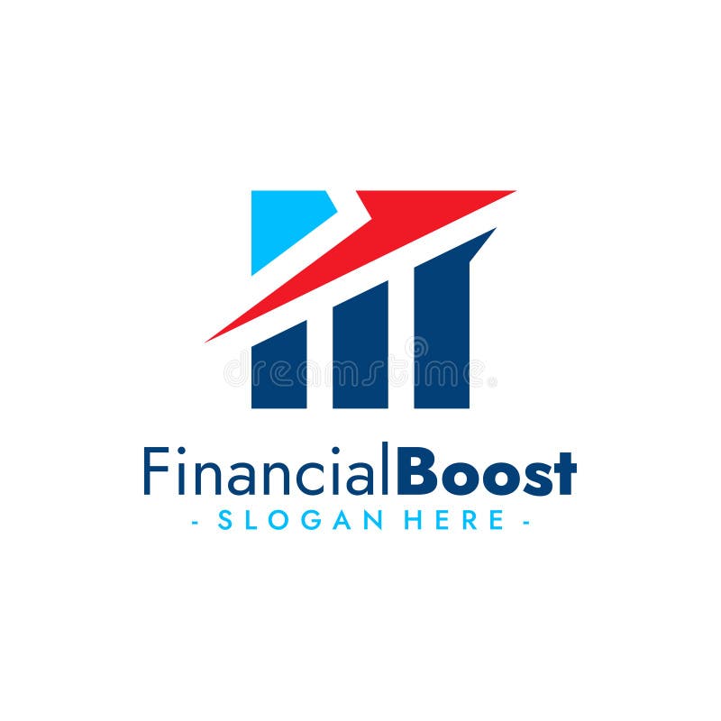Financial Boost Logo Vector Stock Vector - Illustration of delivery ...