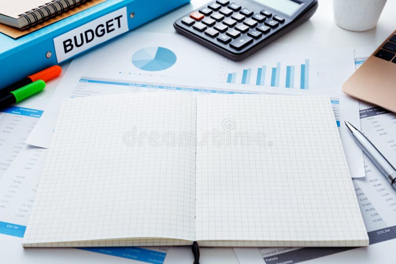 Accounting Work Background with Space Stock Photo - Image of banking ...